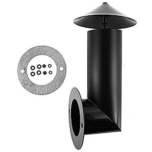 Grill Smoke Stack, Smoker Chimney Replacement Part for Pit Boss, Traeger, Camp Chef and Other Pellet Grills Smokers