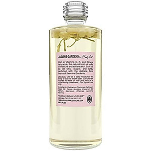 Olivia Care Jasmine Gardenia Body Oil Vegan & Natural Oil For Women | Hydrating & Moisturizing After Bath Oil - with VITAMIN E, K & Omega Fatty Acids Reduce Dry Skin - 4 OZ