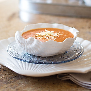 Fitz and Floyd Cape Coral Coastal Shell Platter, 13 Inch, White