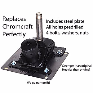 Chromcraft Kitchen Swivel and Tilt Mechanism, Includes Bushing Insert #4045-402