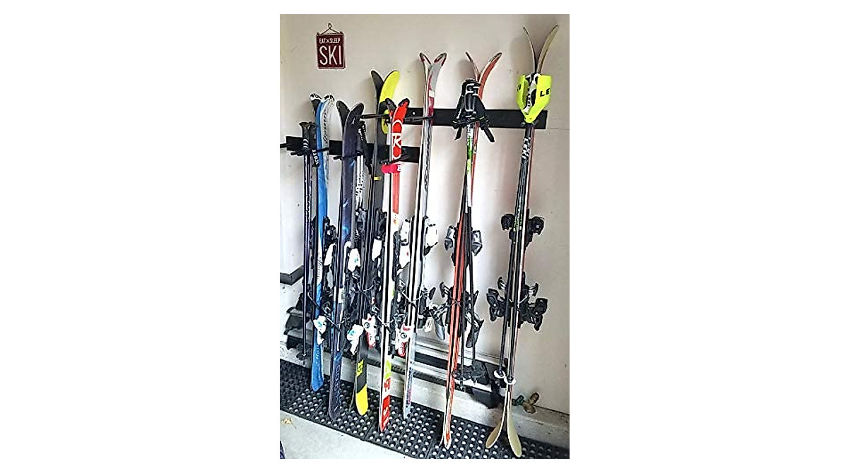 StoreYourBoard Ski Rack - Holds 8 Pairs of Skis