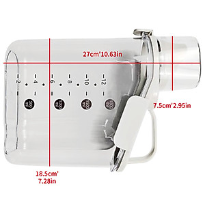 Tostyles Cereal Containers Storage and 2L Airtight Large Dry Food Storage Containers with Pouring Spout for Kitchen Pantry Storage Organization