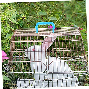 Balacoo 30 pcs cage Handle Plastic cage Lifting Durable Handles for Pet Cage Carrier Rabbit Dog Hard- Sided Carriers Critter Nation Cage Lifting Handle Travel Chinchilla Squirrel