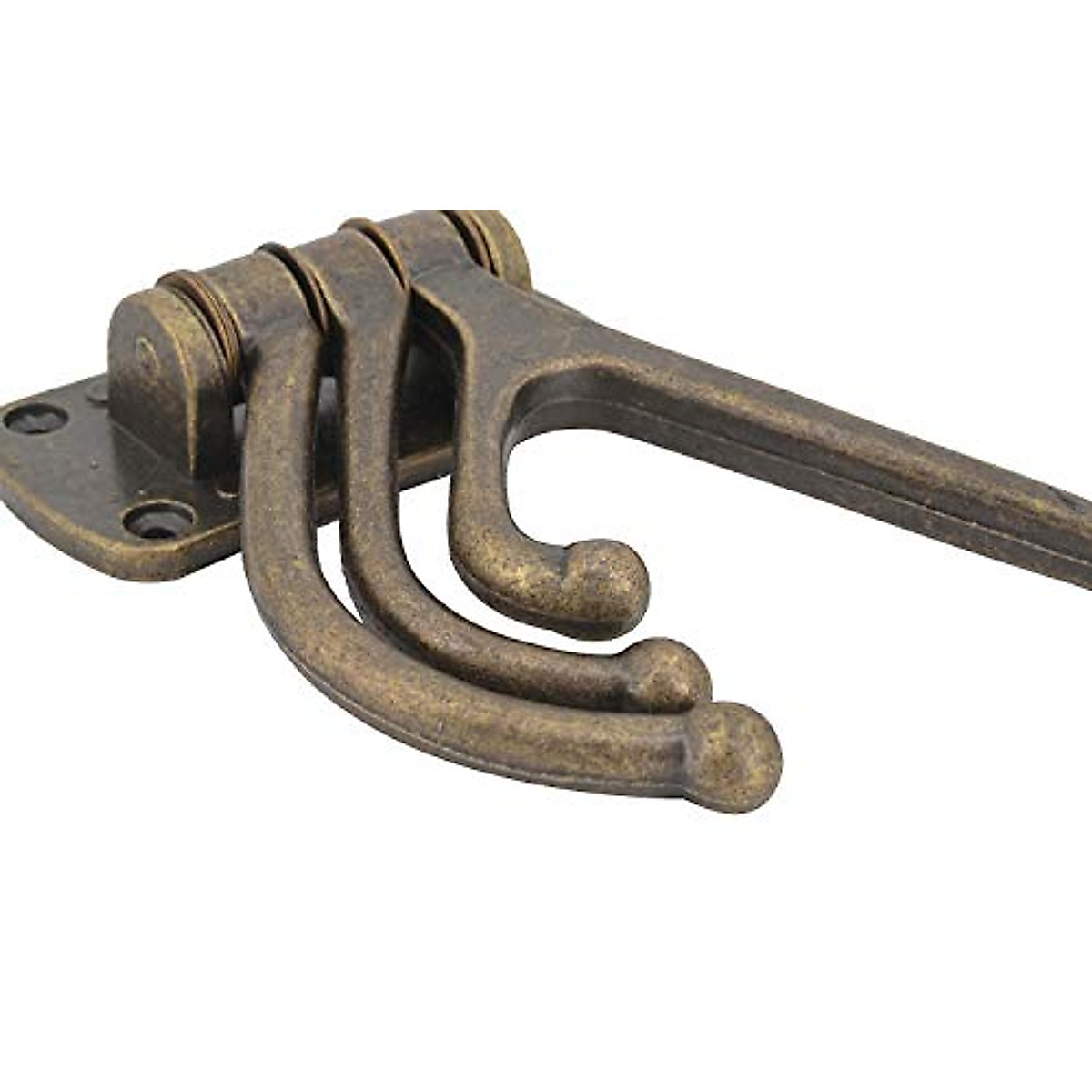 OVOV Rustic Tirple Swivle Hook Zinc Alloy Wall Mounted Coat Hook Multifunctional Foldable Decoration Robe Hook(Antique Bronze)