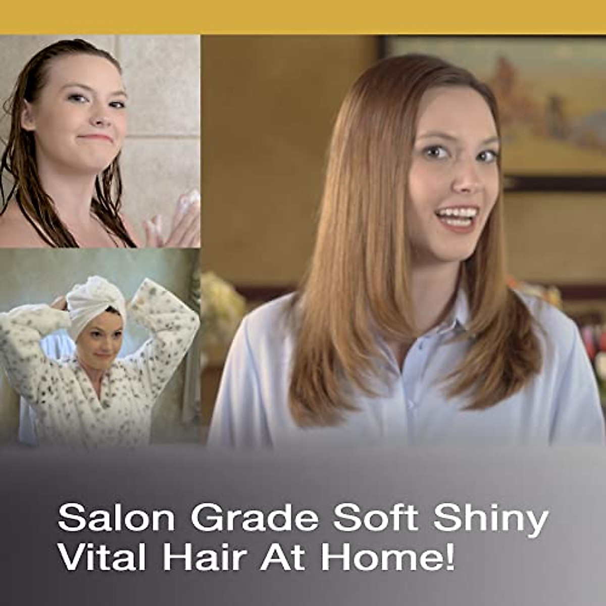 Vitamins Keratin Hair Mask Deep Conditioner - Biotin Protein with Castor Oil Repair for Dry Damaged and Color Treated Hair - Conditioning Treatment for Curly or Straight Thin Fine Hair