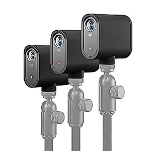Logitech for Creators Mevo Start 3-Pack Wireless Live Streaming Cameras, for Multi-Camera HD Video,App Control and Stream via Smartphone or Wi-Fi