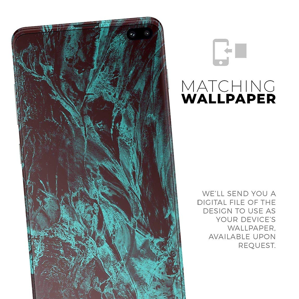 DesignSkinz Liquid Abstract Paint Remix V85 Protective Vinyl Decal Wrap Skin Cover Compatible with The Samsung Galaxy S20 (Screen Trim & Back Glass Skin)