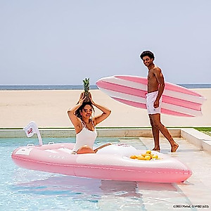 Barbie The Movie & FUNBOY Speed Boat Inflatable Pool Float Medium