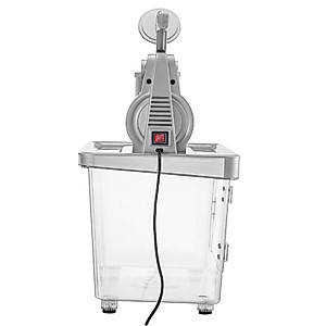 VEVOR 110V Commercial Ice Crusher 440LBS/H, ETL Approved 300W Electric Snow Cone Machine with Dual Blades, Stainless Steel Shaved Ice Machine with Safety On/Off Switch for Family, Restaurants, Bars