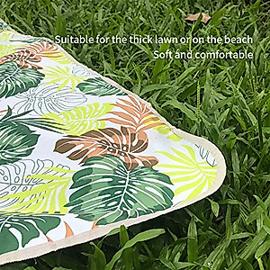 Picnic Mat,Reversible Mats,Beach Blanket,59"x 79"Large Floor Mat for 6 Adults Outdoors Rugs,Patio,Backyard,Deck,Trailer,Camping,Travelling Rugs ,Yoga,Exercise(59"x79", green01)