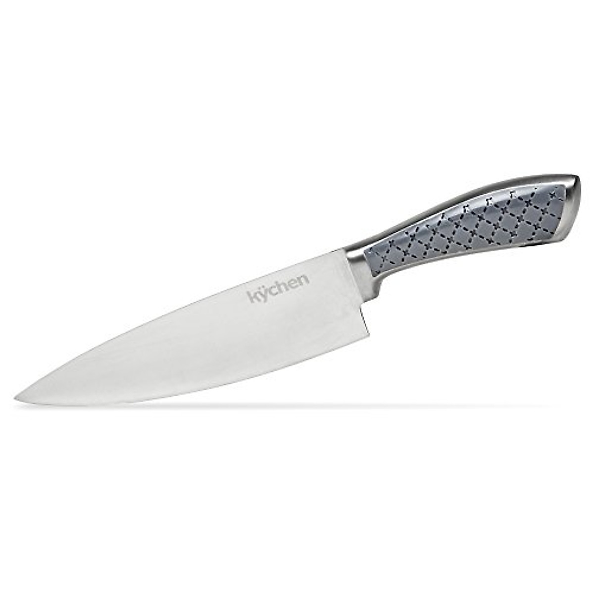 Tizona Collection Kitchen Knives - Chef's Knife, Serrated Bread Knife, Santoku, Carving, Paring, and Utility Knife - Premium Stainless Steel Cutlery Professional Cutting Utensils (8" Chef's Knife)