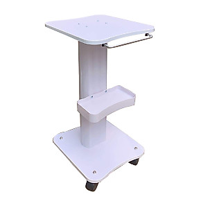 Cozyel Esthetician Cart, Trolley Cart with wheels, 3 Tier Beauty Rolling Cart, Trolley SPA, Adjustable Tattoo Table Work Station, Beauty Salon trolley cart, Salon Spa Rolling Trolley Stand Mobile Cart