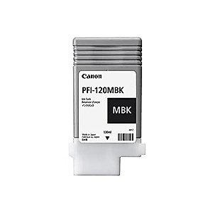 Canon PFI-120MBK Pigment Matte Black Ink Tank 130ml in Retail Packaging
