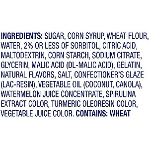 SweeTARTS Soft & Chewy Ropes Candy, Watermelon Berry Flavor, 9 Ounce