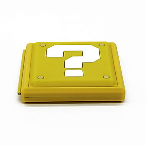 CellDesigns Cartoon Game Memory Card Case Compatible with Nintendo Switch (Question Block)
