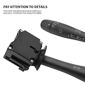 Turn Signal Switch Headlight Dimmer Switch Fits for 2004-2012 Che-vy Malibu 2005-2011 Pontiac G6 2007-2009 Saturn Aura Replace D6253E 20940369 D6212E SW8004 by Sikawai