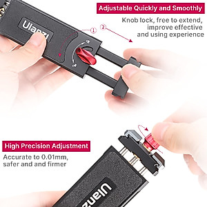 Aluminum iPad Tripod Holder Mount - U-pad III 7.9-12.9in Metal iPad Tripod Adapter w Cold Shoe 2 Acra Swiss QR Mount Adjustable Universal Tablet Clamp Video Recording for iPhone iPad Air Mini