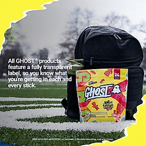 GHOST Hydration Packets, Sour Patch Kids Redberry, 24 Sticks, Electrolyte Powder - Drink Mix Supplement with Magnesium, Potassium, Calcium, Vitamin C - Vegan, Free of Soy, Sugar & Gluten