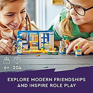 LEGO Friends Liann's Room 41739, Art-Themed Bedroom Playset with Liann & Autumn Mini-Dolls, Collectible Toy for Girls and Boys 6 Plus Years Old