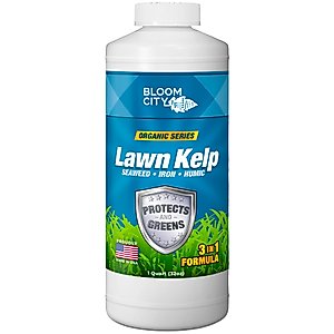 Lawn Kelp Fertilizer - Seaweed Fertilizer for Protecting & Greening Lawns (3 in 1 Formula) - Liquid Seaweed Fertilizer for Plants - Liquid Kelp Fertilizer - Organic Plant Fertilizer - Seaweed Extract