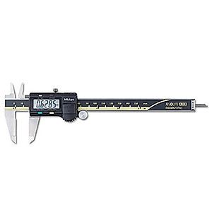 Mitutoyo 500-196-30 Advanced Onsite Sensor (AOS) Absolute Scale Digital Caliper, 0 to 6"/0 to 150mm Measuring Range, 0.0005"/0.01mm Resolution, LCD