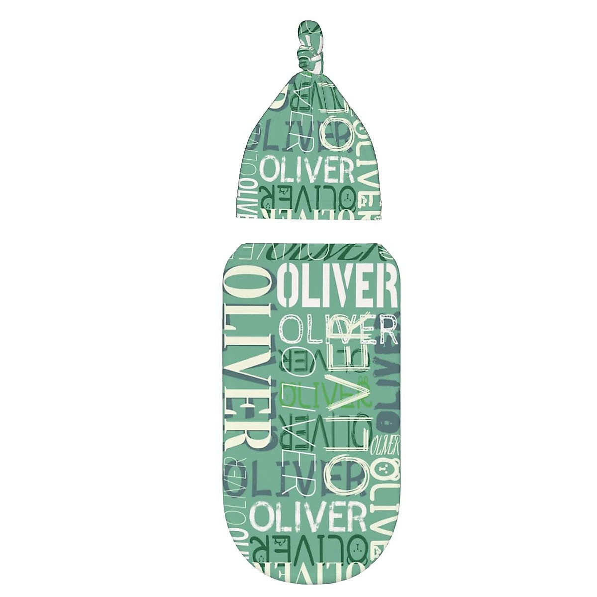 WTCWY Custom Baby Blankets for Girls Boys Personalized Baby Swaddle and Hat for Newborn Baby Girl Boy with Name Personalized Custom Baby Blankets Personalized Baby Items Girl Gifts