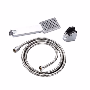 STOBAZA 9 Pcs Portable Shower Head Portatiles Shower Head Sprinkler Shower Head Mount Kit Hand Held Bathroom Shower Head Kit Adjustable Shower Head Handheld Showerhead Square Accessories