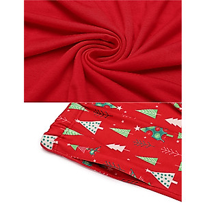 Ekouaer Women's Nursing Pjs Long Sleeve Maternity Pajamas Set X-Mas Pregnancy Breastfeeding Sleepwear Loungewear Christmas Red S