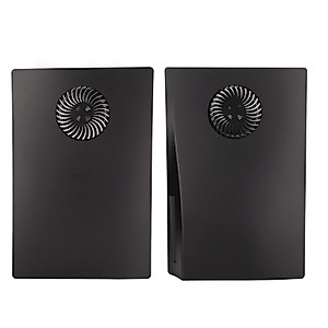 for PS5 Accessories Faceplate for Playstation 5 Disc Version Protective Shell Cover ​Replacement Face Plate ABS Anti Scratch Dustproof Replacement Faceplate Shell with Heat Sink