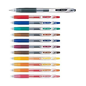Pilot Juice Gel Ink Ballpoint Pen, 0.7 mm, 24 Color Set(Japan Import) [Komainu-Dou Original Package]