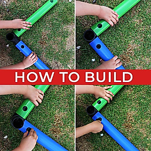 FUNPHIX Wheelies - Buildable Play Structure Set with Wheels, Indoor and Outdoor STEM Learning Construction Toy for Ages 2-12 Years