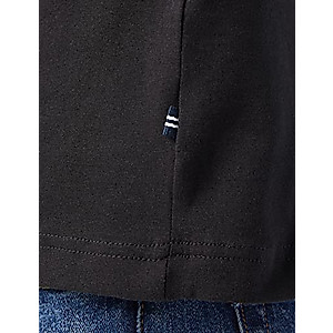 Nautica Men's Solid Crew Neck Short Sleeve Pocket T-Shirt, Black, Large