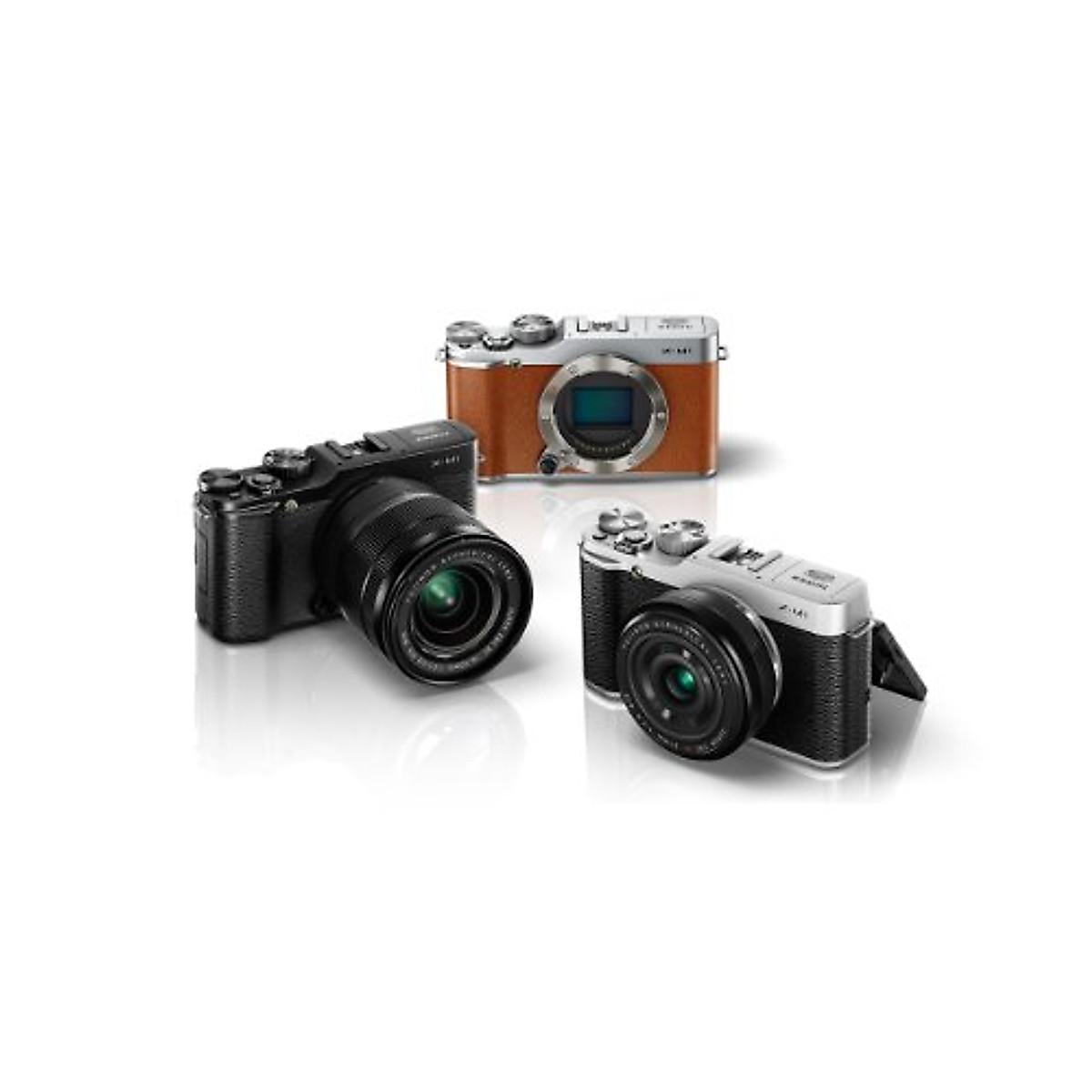 Fujifilm X-M1 Compact System 16MP Digital Camera with 3-Inch LCD Screen - Body Only (Silver)