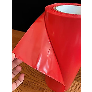 Swanson Tool Co TF1230R 12 inch by 300 Foot Danger/Trailer/Lumber Warning Safety Tear Flags, Red