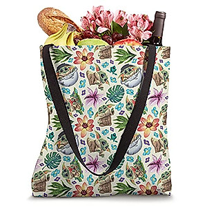 Star Wars The Mandalorian Grogu Tropical Print Tote Bag