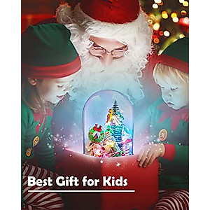 Christmas Gifts, Make Your Own Night Light DIY Arts and Crafts for Kids 4 5 6 7 8 Year Old Girls Christmas Stocking Stuffers, Xmas Tabletop Decoration Women Room Decor Nightlight Toys