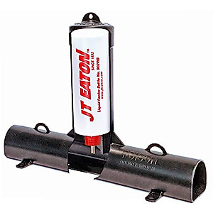 JT Eaton 902 Top Loader Rodent Bait Station, Black, Weather-Resistant, Dual Entrances, Compatible with Bait Blocks, Liquid, or Granular Bait