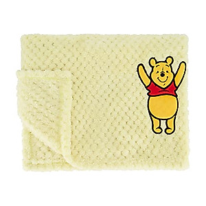 Disney 2-Pack Baby Blanket for Infants and Newborns, Plush Textured Fleece Winnie The Pooh Blanket, Perfect Unisex Gift for Toddlers