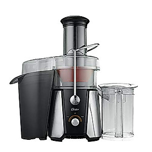 Oster JusSimple 2-Speed Easy Clean Juice Extractor with Extra-Wide Feed Chute, FPSTJE9010-000, 900W, Black/Silver