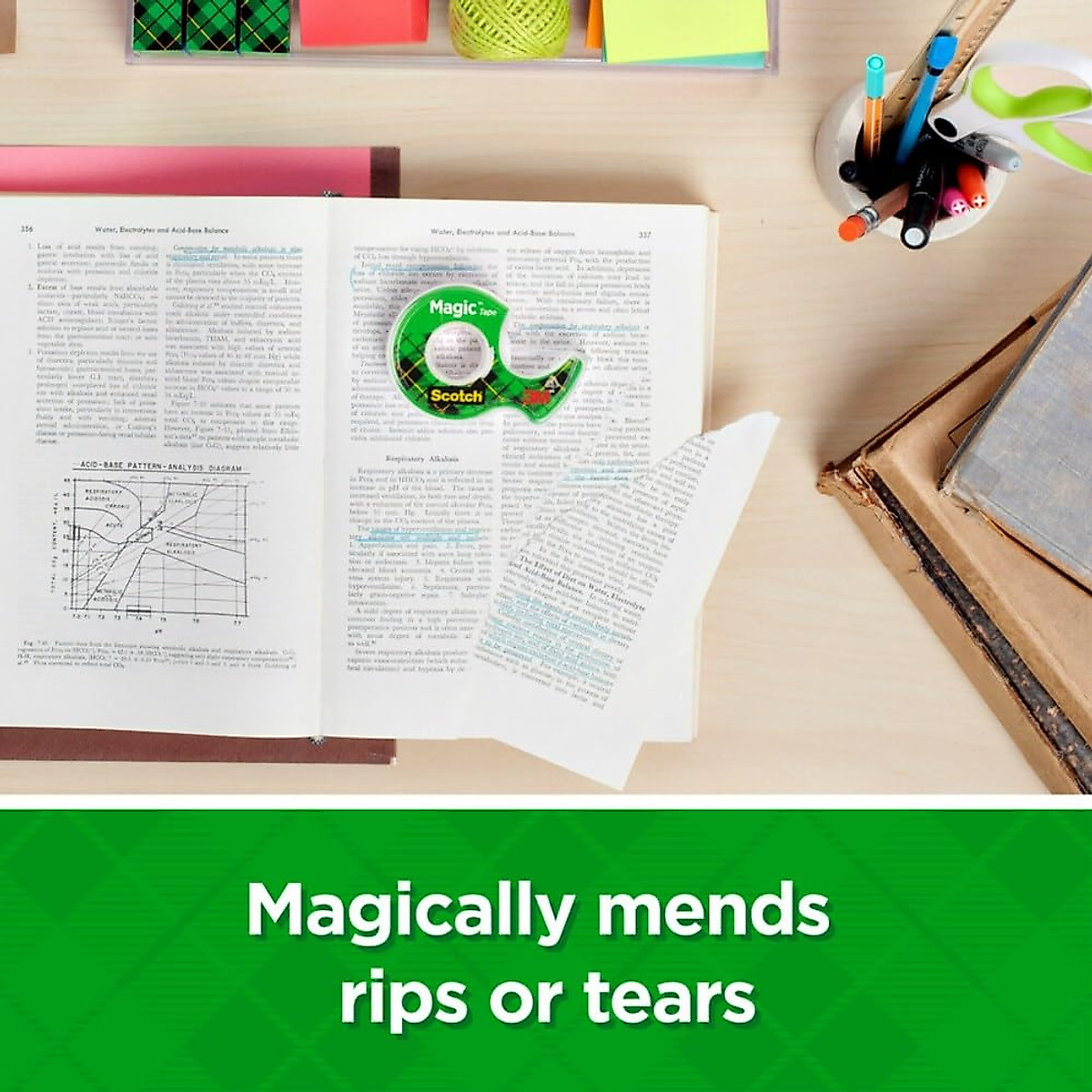 Scotch Magic Tape, 1 Refill Roll, 1 x 2592 Inches, 3 Inch Core, Boxed (810)