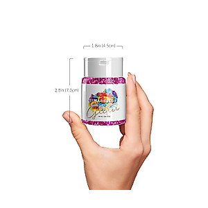 MARBLERS Twinkle Glitter [Black Knight] 1.5oz (42g) | Fine | Non-Toxic, Vegan, Cruelty-Free | Face, Body, Eyeshadow, Hair, Festival, Party Makeup | Nail Art, Polish | Resin, Tumbler, Slime, Craft