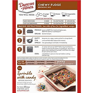 Duncan Hines Brownie Mix, Fudge, 18.3 oz