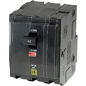 Square D - QO340CP Circuit Breaker, Black