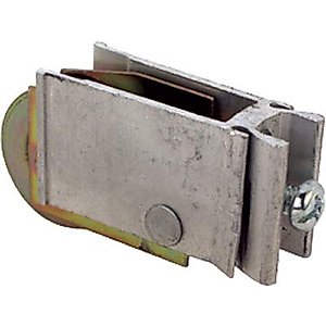 Sliding Glass Door Roller for Miller Industries Doors, 1-1/4" Steel Wheel, 3/4" Wide Housing