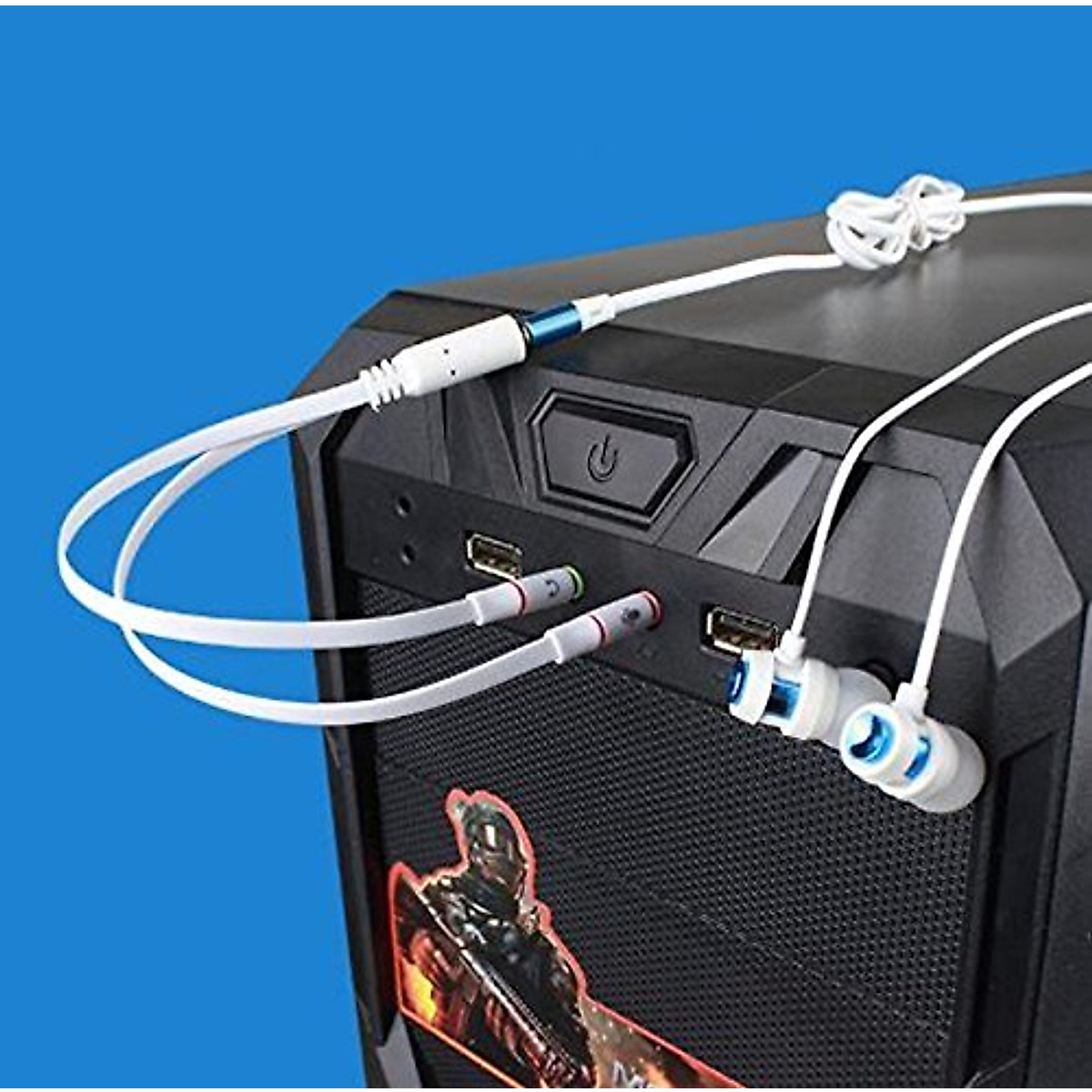 FARO Aircraft Double Headset Y Adapter