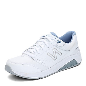New Balance Women's 928v3 Walking Shoe, White/Blue, 8 B US