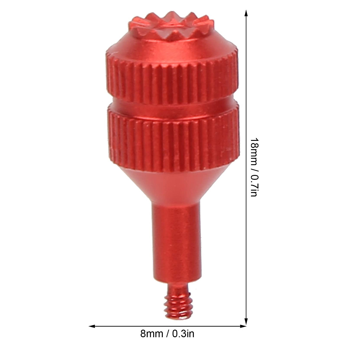 01 02 015 FPV Drone Controller Joysticks, Lightweight Aluminum Controller Joysticks Aluminium Alloy for Model Airplane Accessories for Metal Joystick Protector(red)