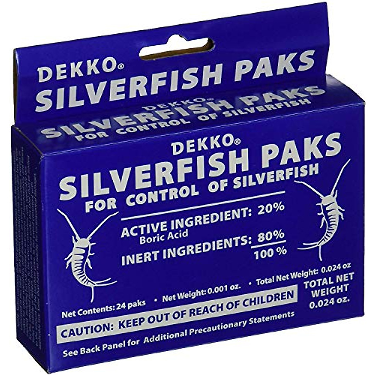 Dekko Silverfish Packs, 2 Boxes - Includes the SJ pest guide eBook
