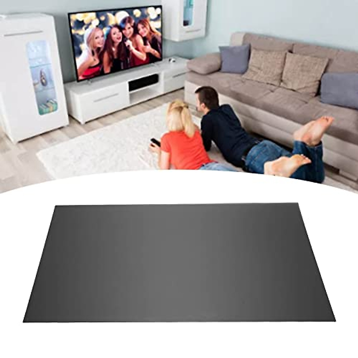 DAUERHAFT 21.5in Computer Screen Filter, Removable 16:9 Aspect Ratio Widescreen Laptop Monitor, Eye Protection Anti Glare Blue Light Slide Mount Tabs Cover Screen Protector for Work Spaces