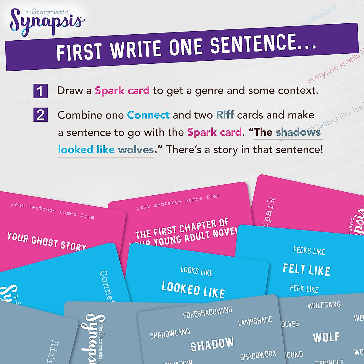 Storymatic Synapsis – Creative Writing Prompts for Adults and Young Writers – Storytelling Game